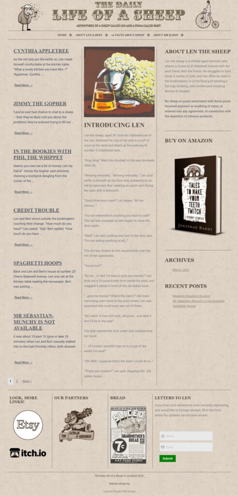 Retro Newspaper Website Design Package =- Freelance WordPress Expert